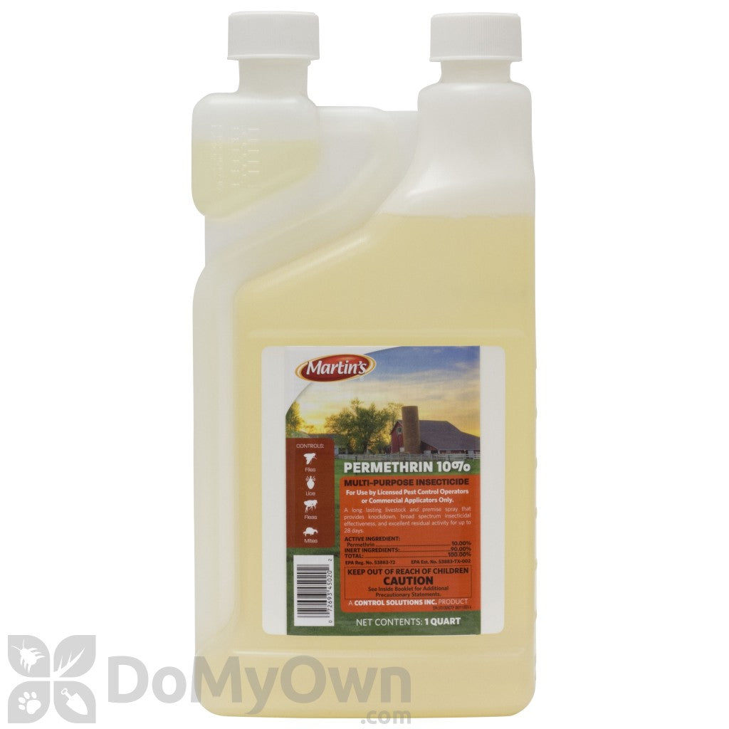 Martin's Permethrin 10% 32 OZ (1 QUART) — Bushland Ranch Store
