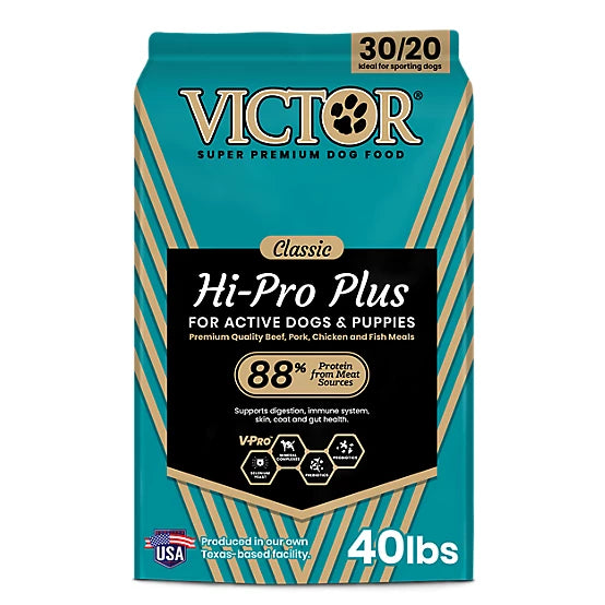 VICTOR Hi-Pro Plus 30/20 Active Sporting High Protein Gluten-Free Dry ...
