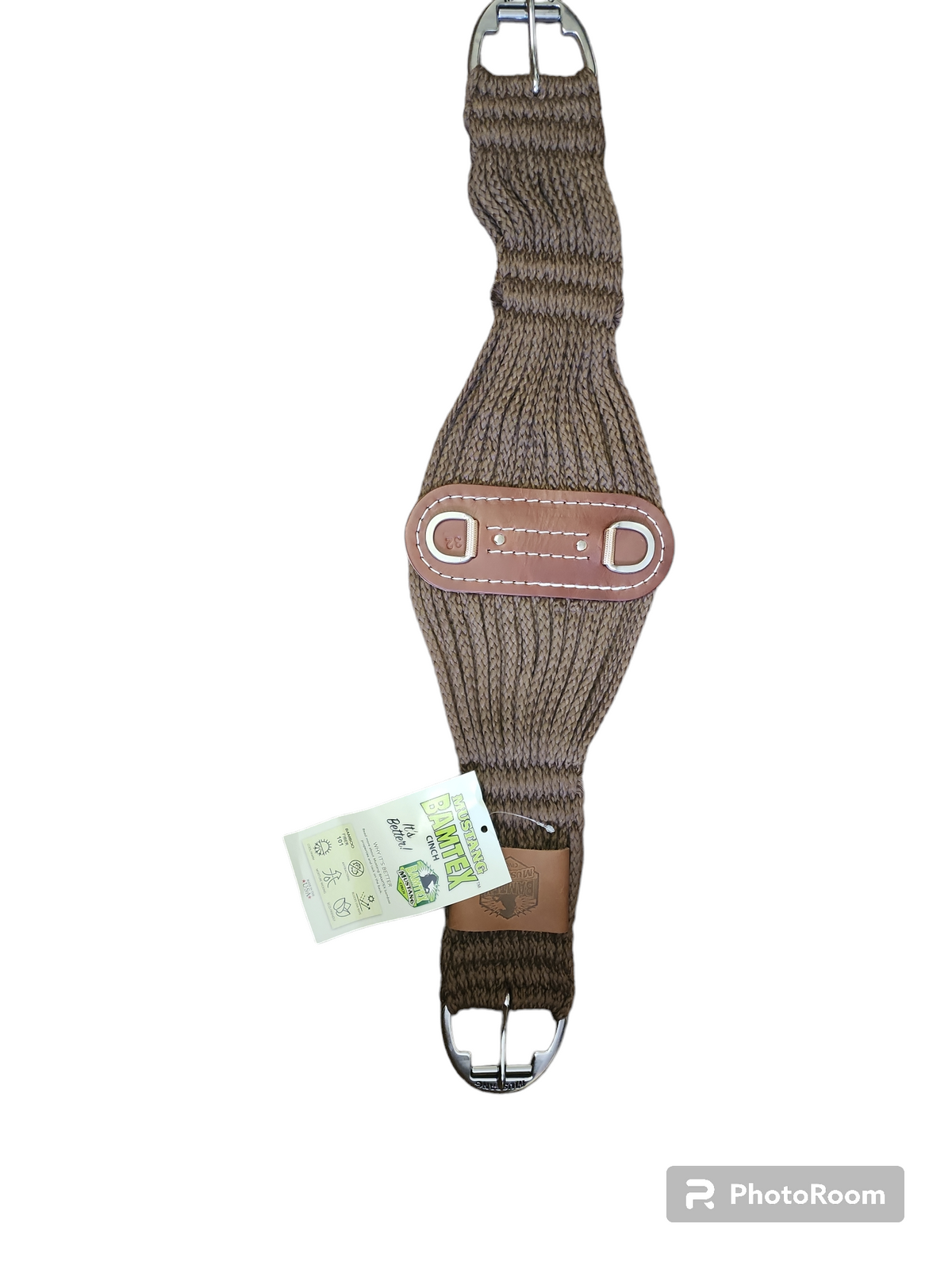 Bamboo Pro-Roller Roper Cinch - Brown - 26" — Bushland Ranch Store