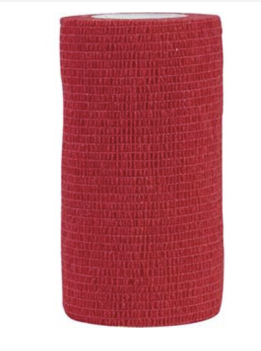 FLEXWRAP™ E-Z TEAR™ BANDAGE RED 4 IN 18/BOX — Bushland Ranch Store