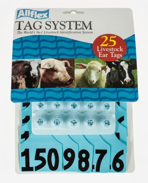 76-100 BLUE Allflex: Maxi Fem/Sm Male — Bushland Ranch Store