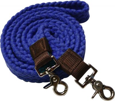 7.5 ft long cotton roping reins with scissor snap ends. — Bushland ...