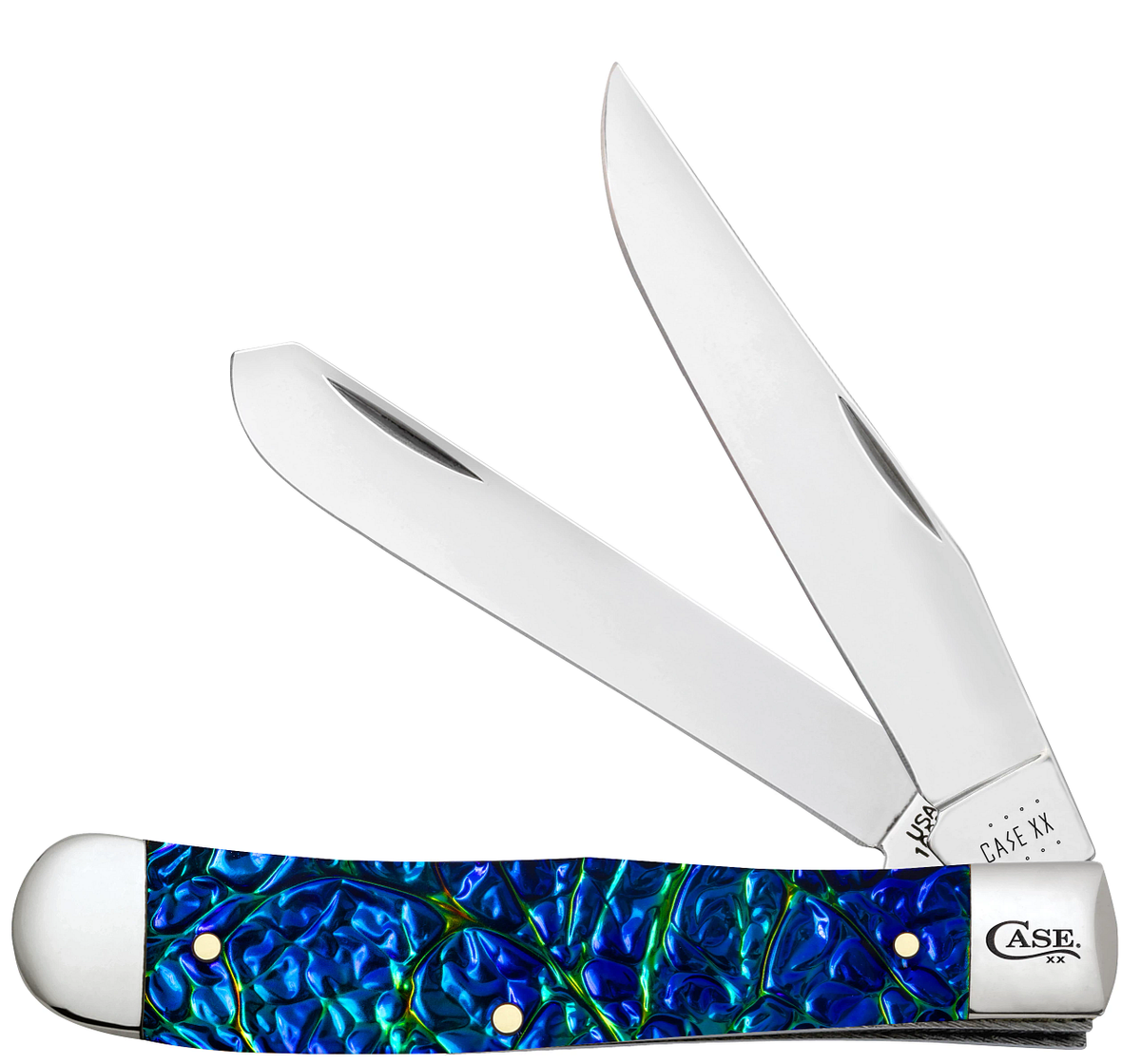 CASE XX - Black Sea Dichrolam Trapper Stainless 25110 Pocket Knife ...