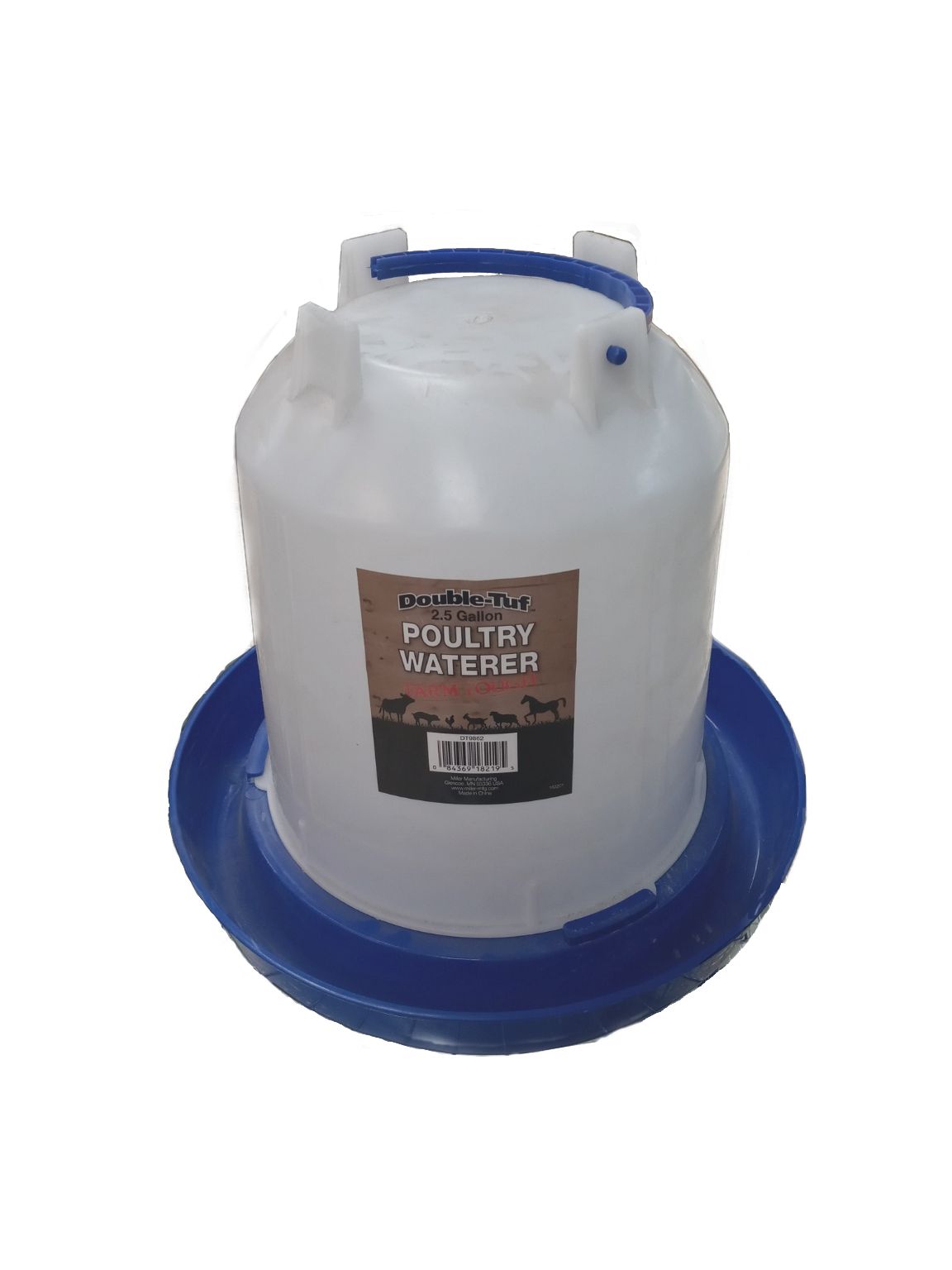 Double-Tuf Poultry Waterer w/Legs, 2.5 GAL — Bushland Ranch Store