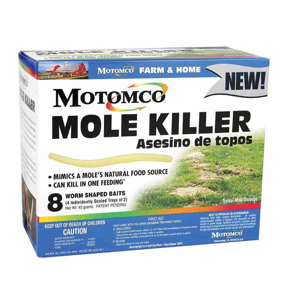 Motomco: Mole Killer (Worm) 4 Pks — Bushland Ranch Store