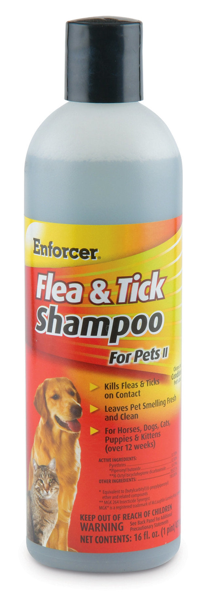 Enforcer Flea & Tick Shampoo - 16 FL OZ — Bushland Ranch Store