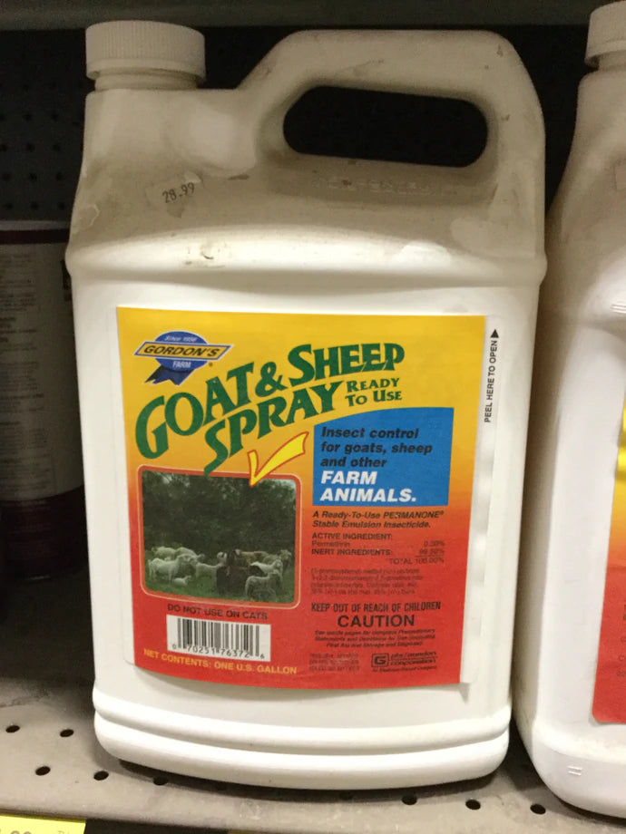 GOAT & SHEEP SPRAY INSECTICIDE — Bushland Ranch Store