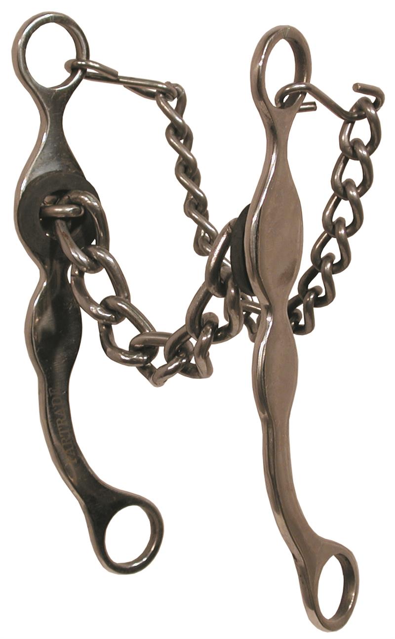 SS ROPING BIT W CURB CHAIN — Bushland Ranch Store